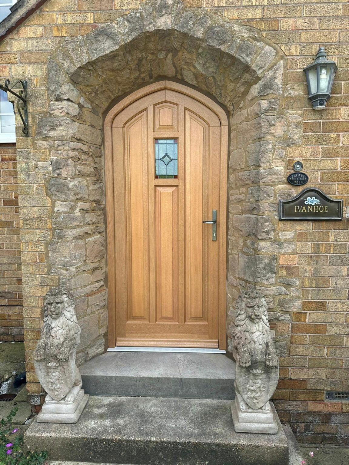 Bespoke Gothic Arched Entrance Doors